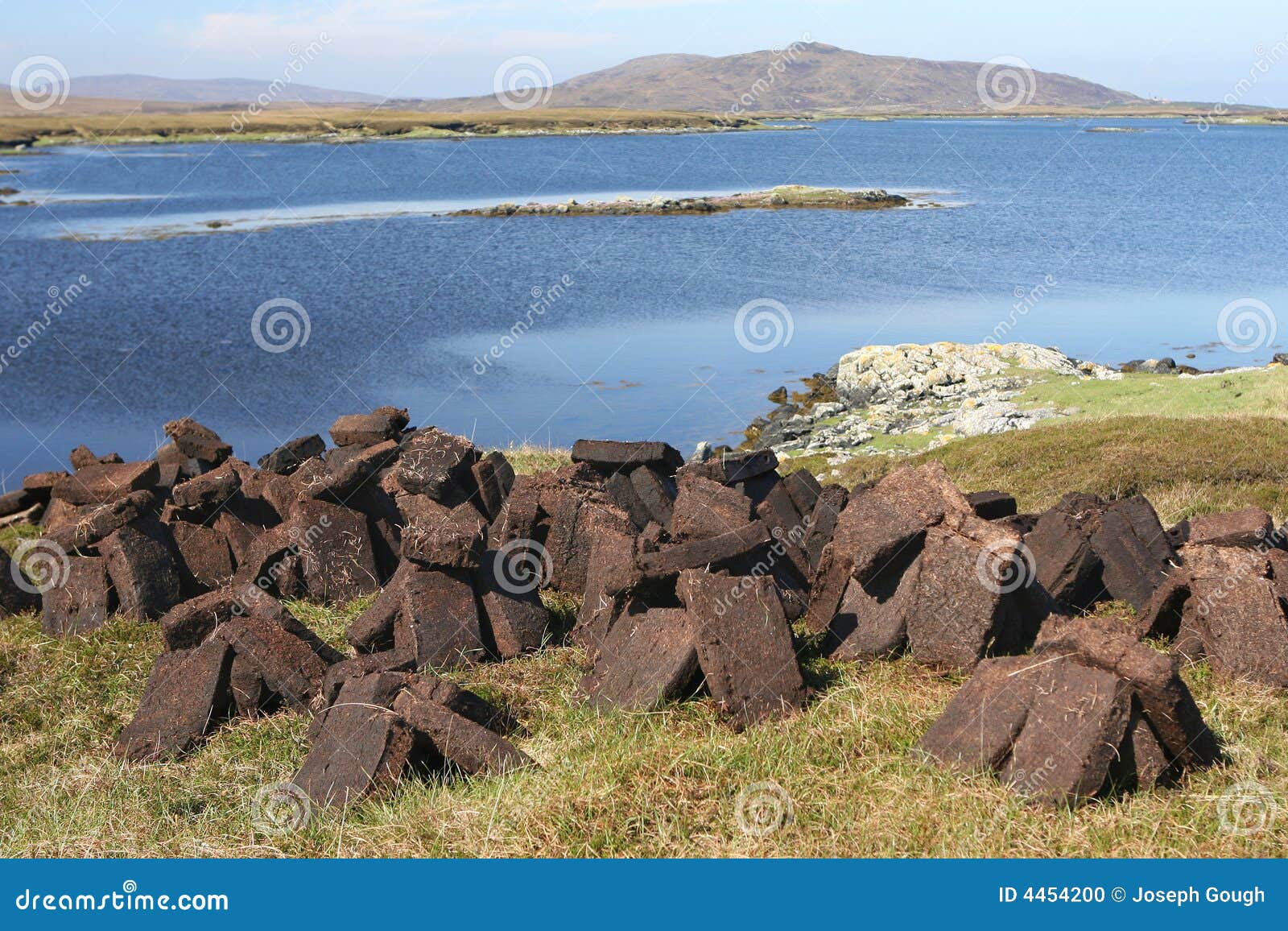 Peat Drying, North Uist stock photo. Image of drying, britain - 4454200