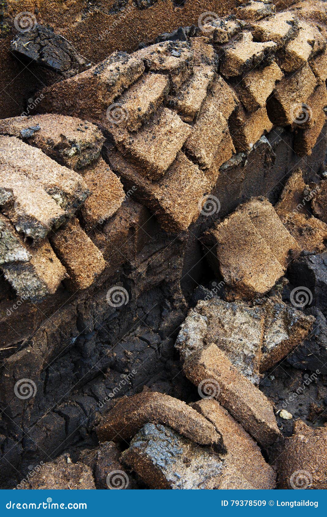 Peat Excavation Machine In A Bog In Northwestern Germany Stock Photo ...