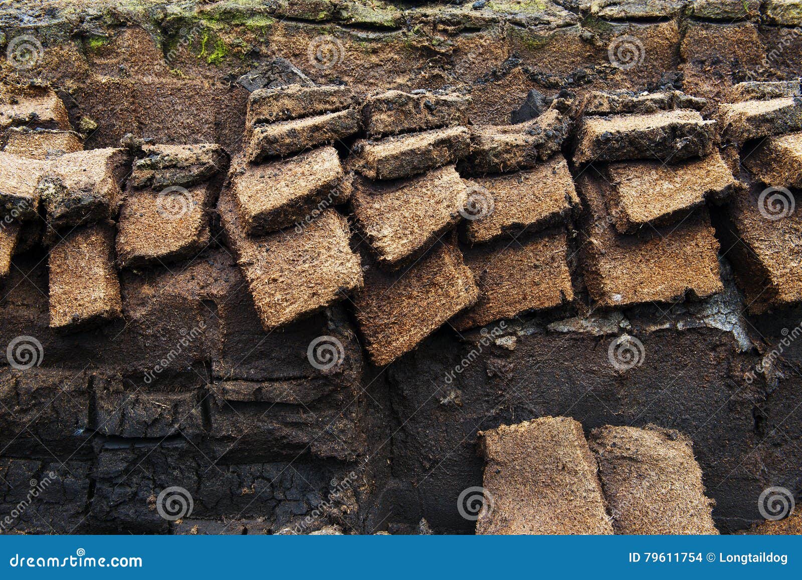 Peat Excavation Machine In A Bog In Northwestern Germany Stock Photo ...