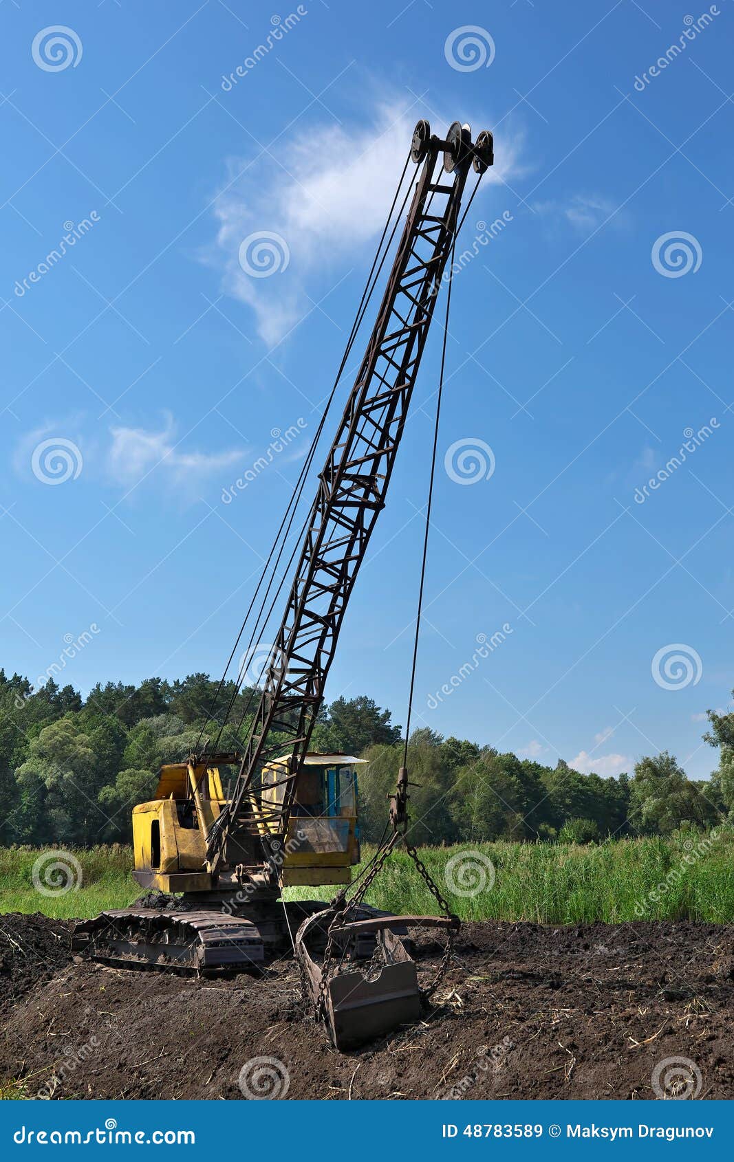 Peat mining stock image. Image of development, industrial - 48783589