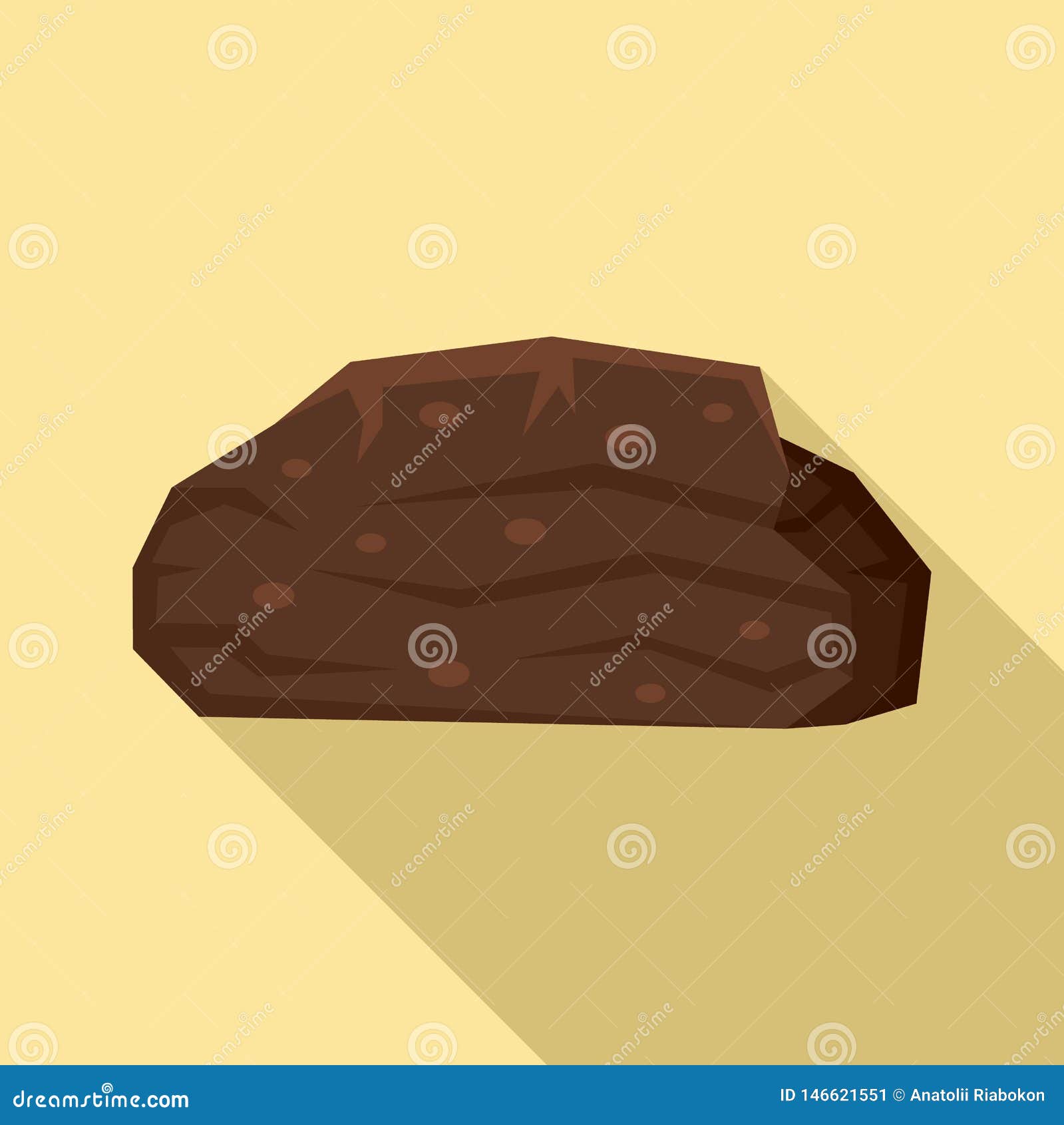 Peat Icon - Natural Organic Soil Fertilizer Vector Illustration ...
