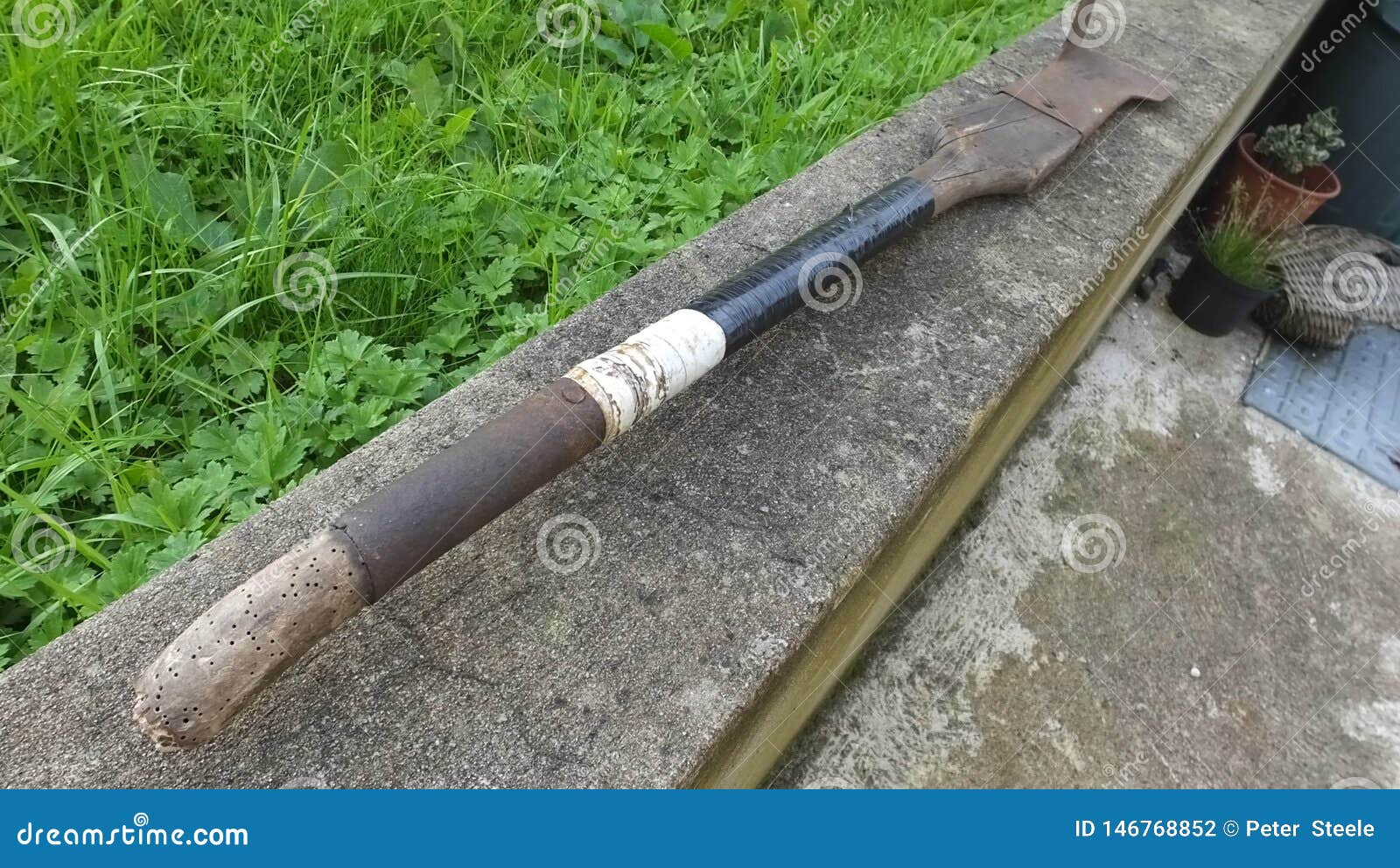 Peat Turf Spade Used in a Bog Ireland Stock Photo - Image of ireland ...