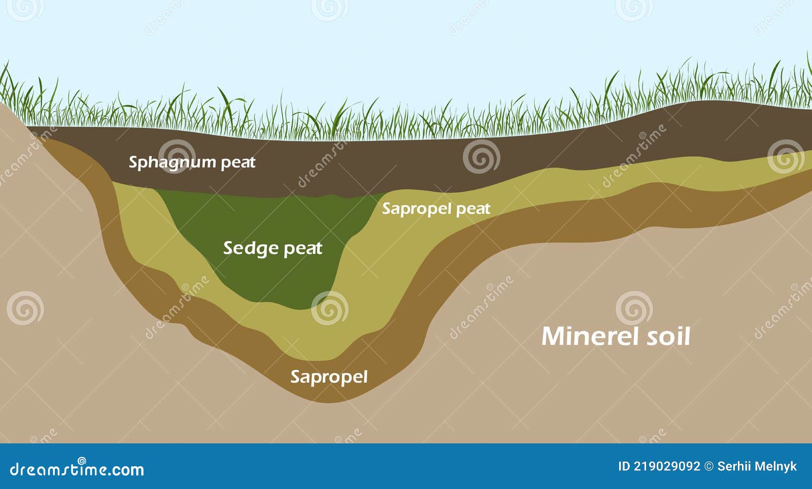 Peat Vector Illustration | CartoonDealer.com #219029092