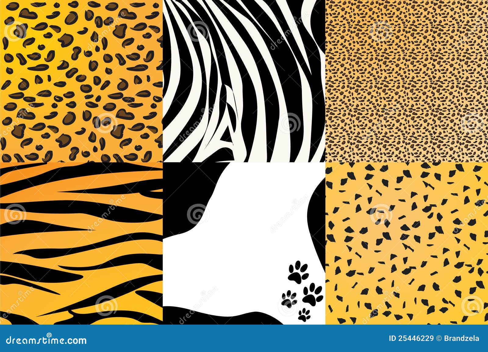 Peau animale illustration de vecteur. Illustration du animal - 25446229