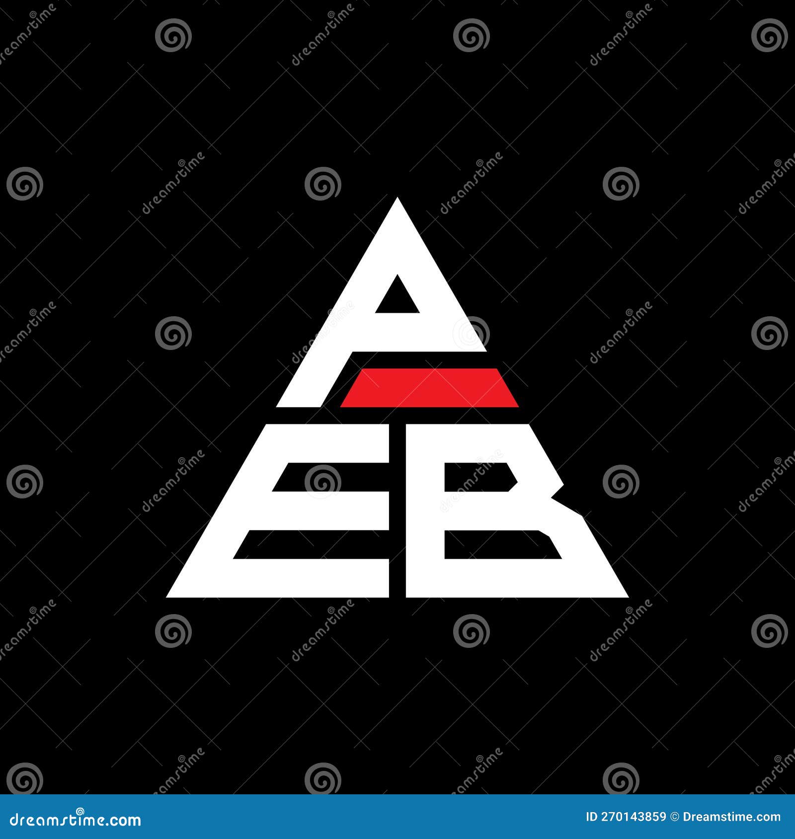PEB Triangle Letter Logo Design with Triangle Shape. PEB Triangle Logo ...