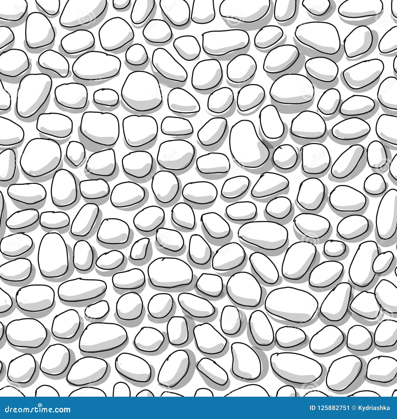 Pebble Abstract Background, Seamless Pattern for Your Design Stock ...