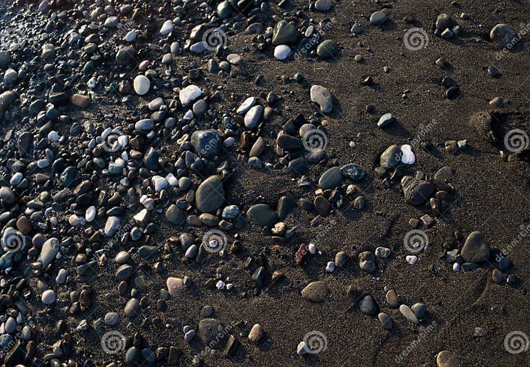 Pebble Background, Sea Rock Texture. Beach Stock Image - Image of ...
