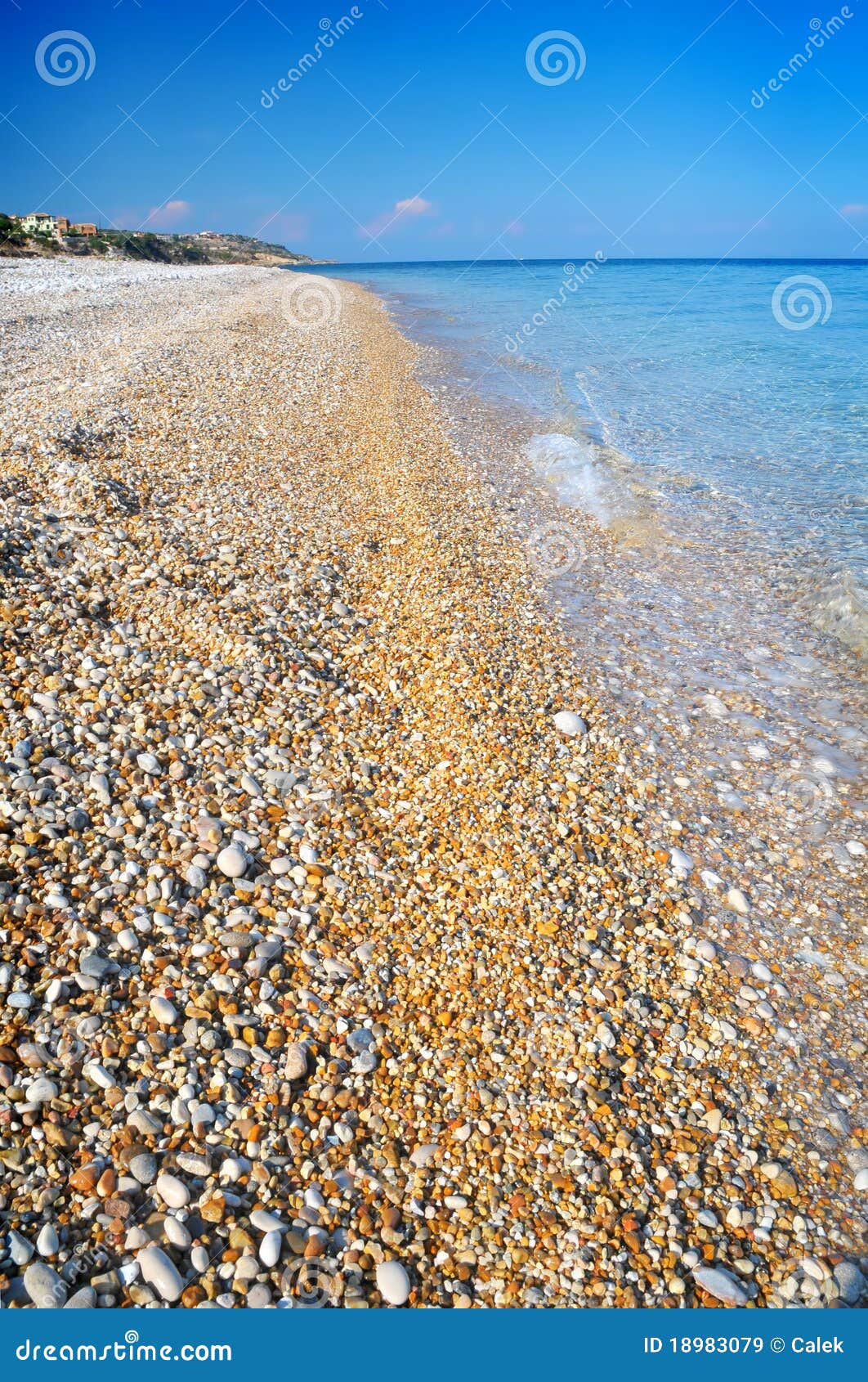 Pebble beach stock image. Image of outdoor, pebble, coast - 18983079