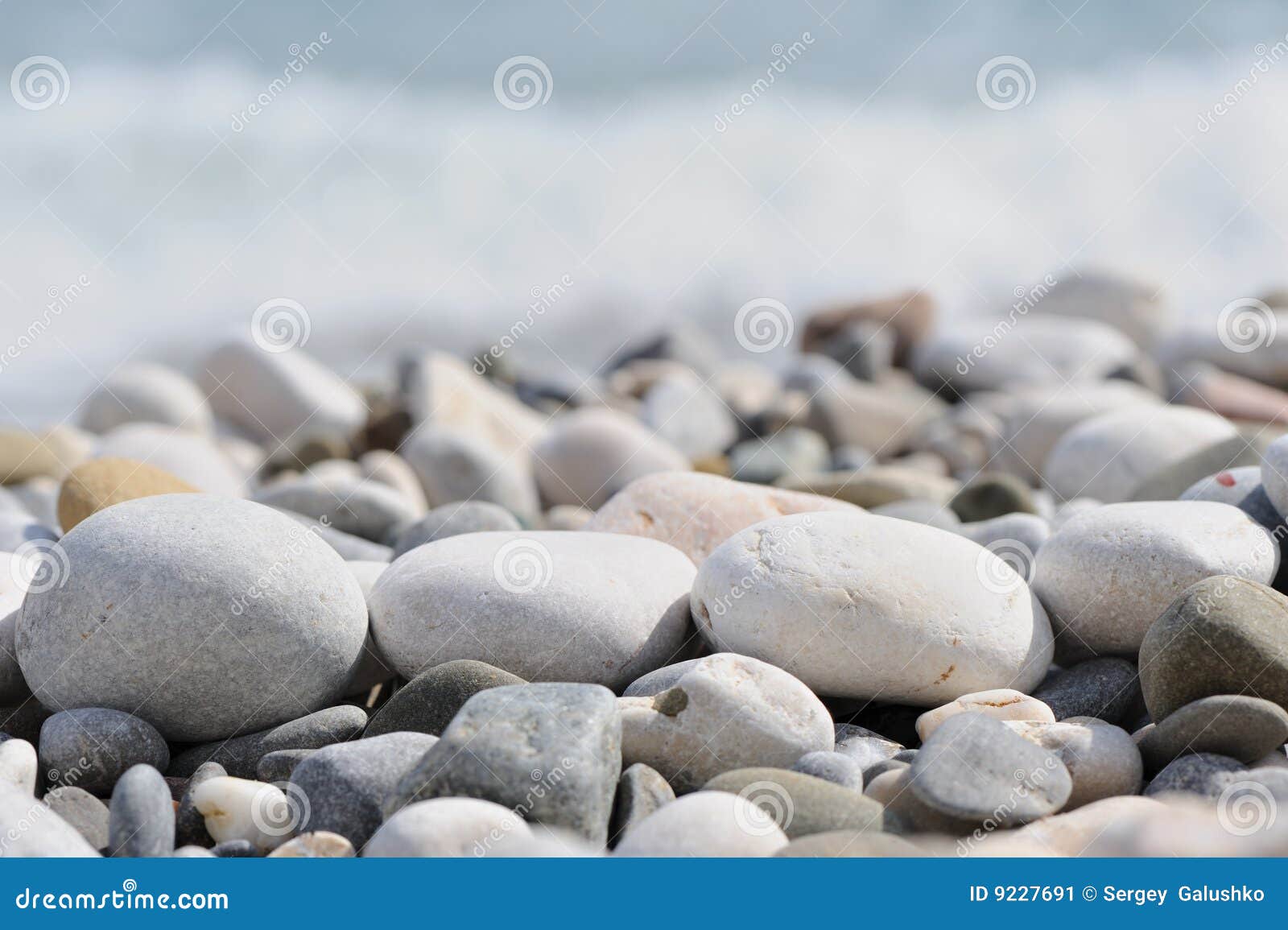 Pebble on a beach stock image. Image of rock, concepts - 9227691
