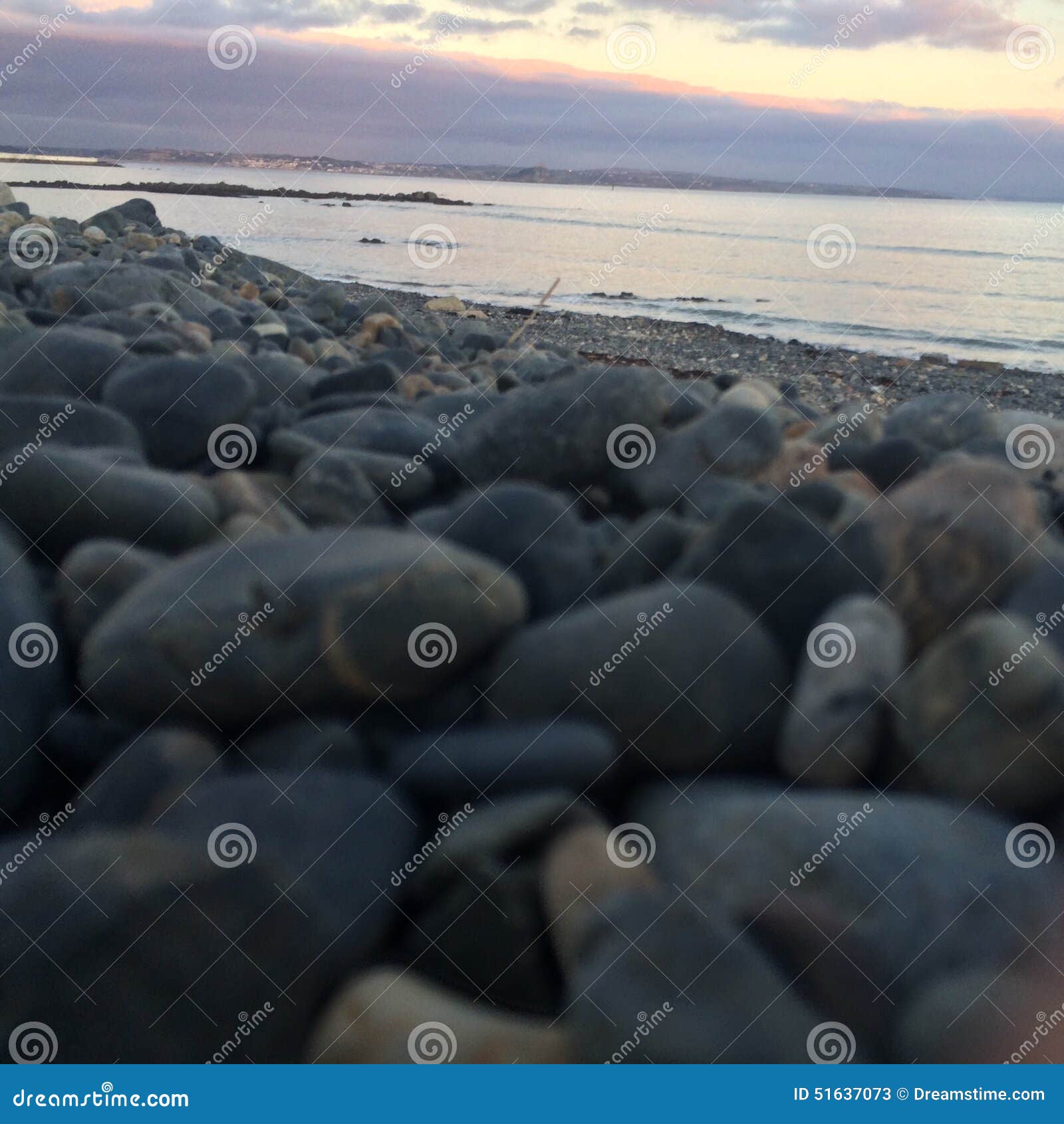 Pebble beach stock image. Image of pebble, pebbles, beach - 51637073