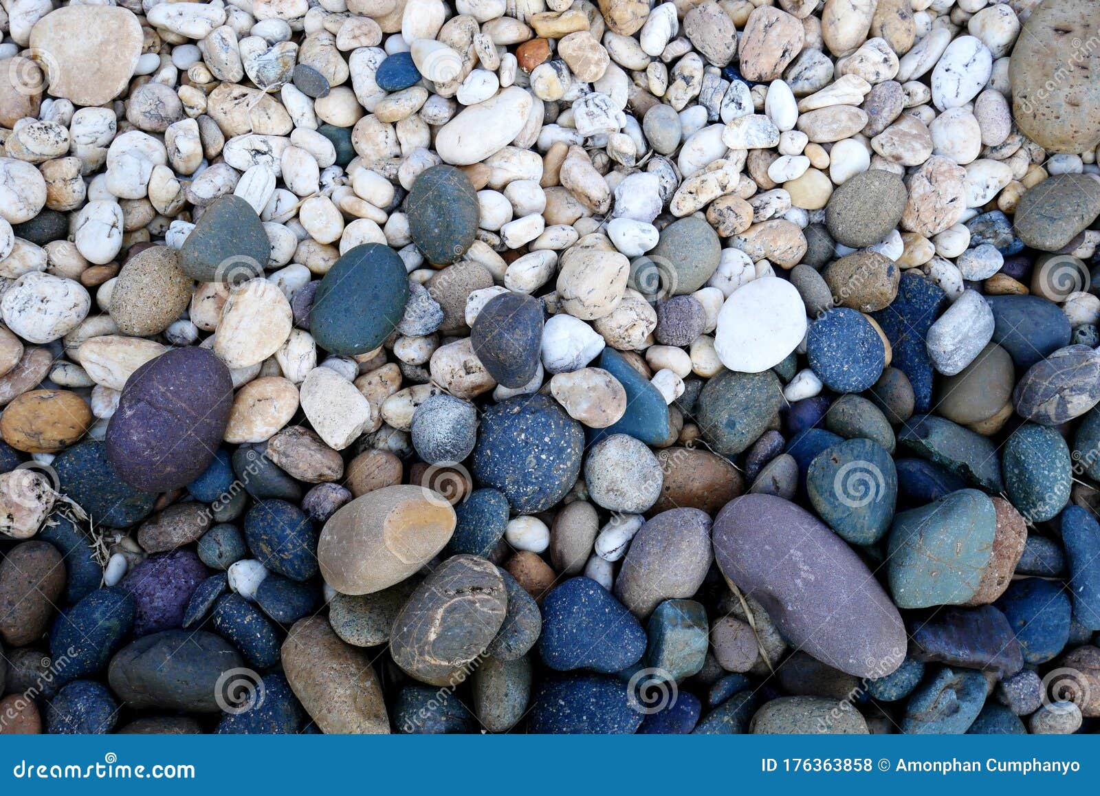 Pebble Beach Stone Background Stock Photo - Image of abstract, colorful ...