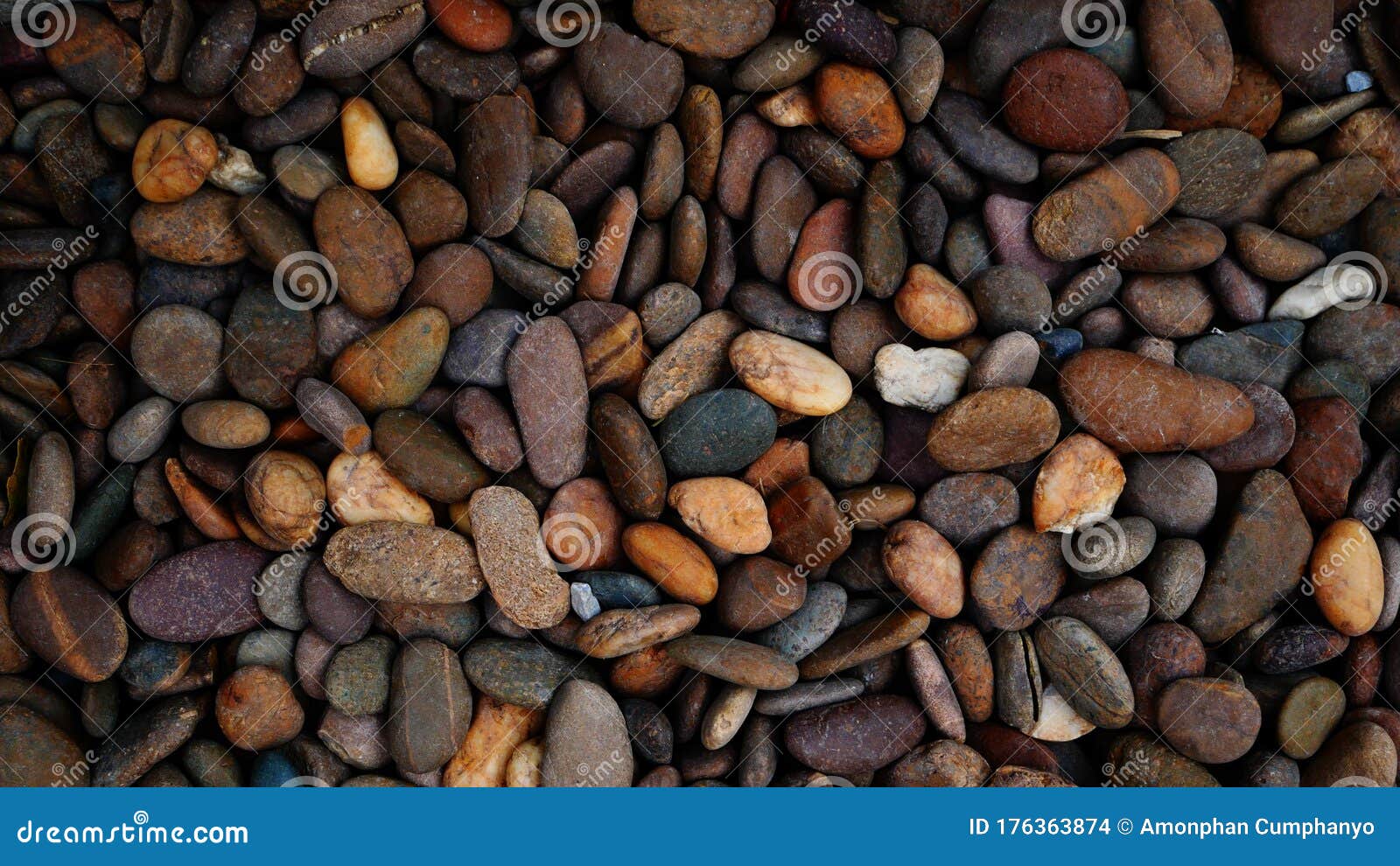 Pebble Beach Stone Background Stock Photo - Image of garden, abstract ...