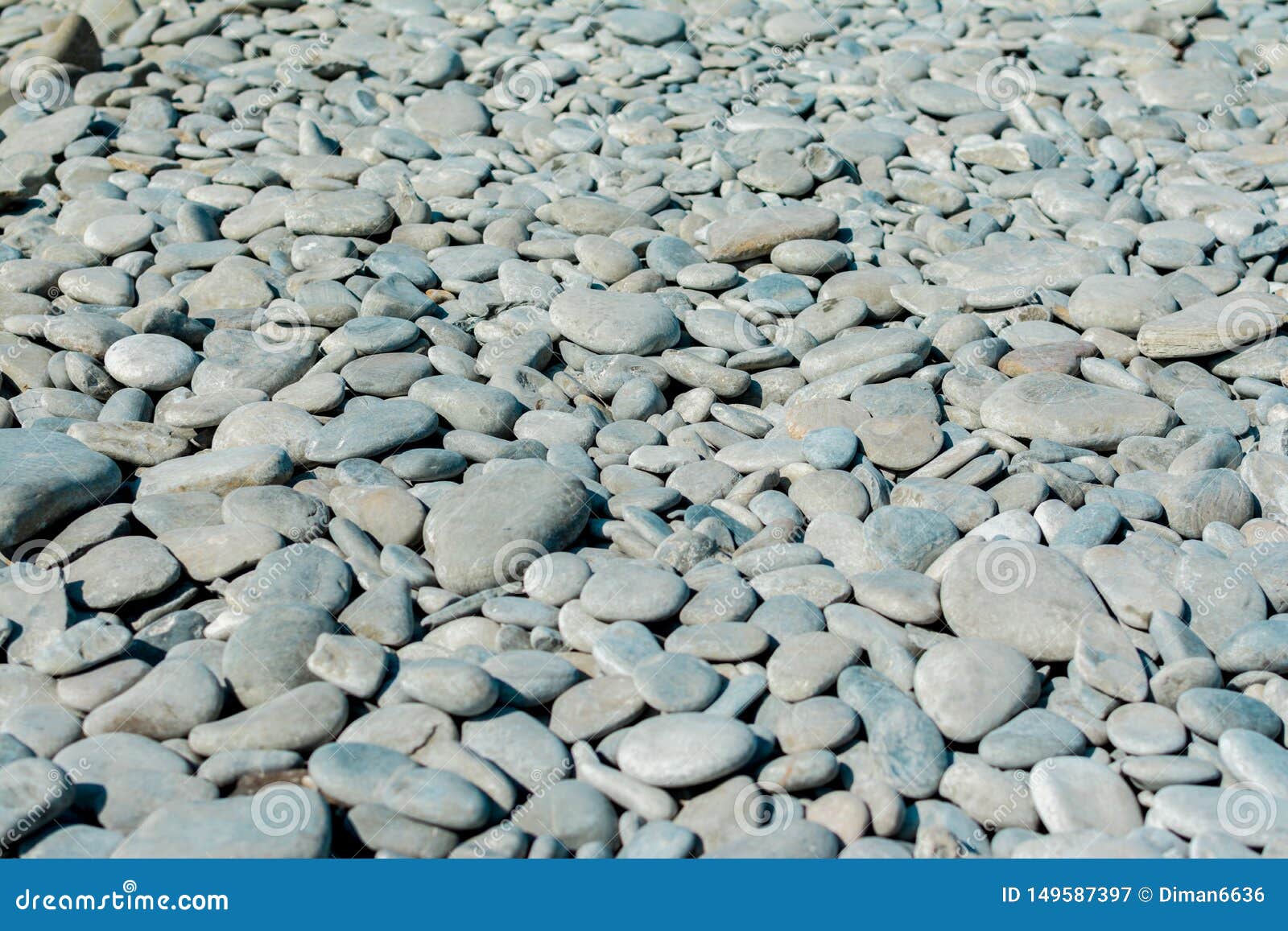 Pebble Beach on a Sunny Summer Day, Background, Selective Focus Stock ...