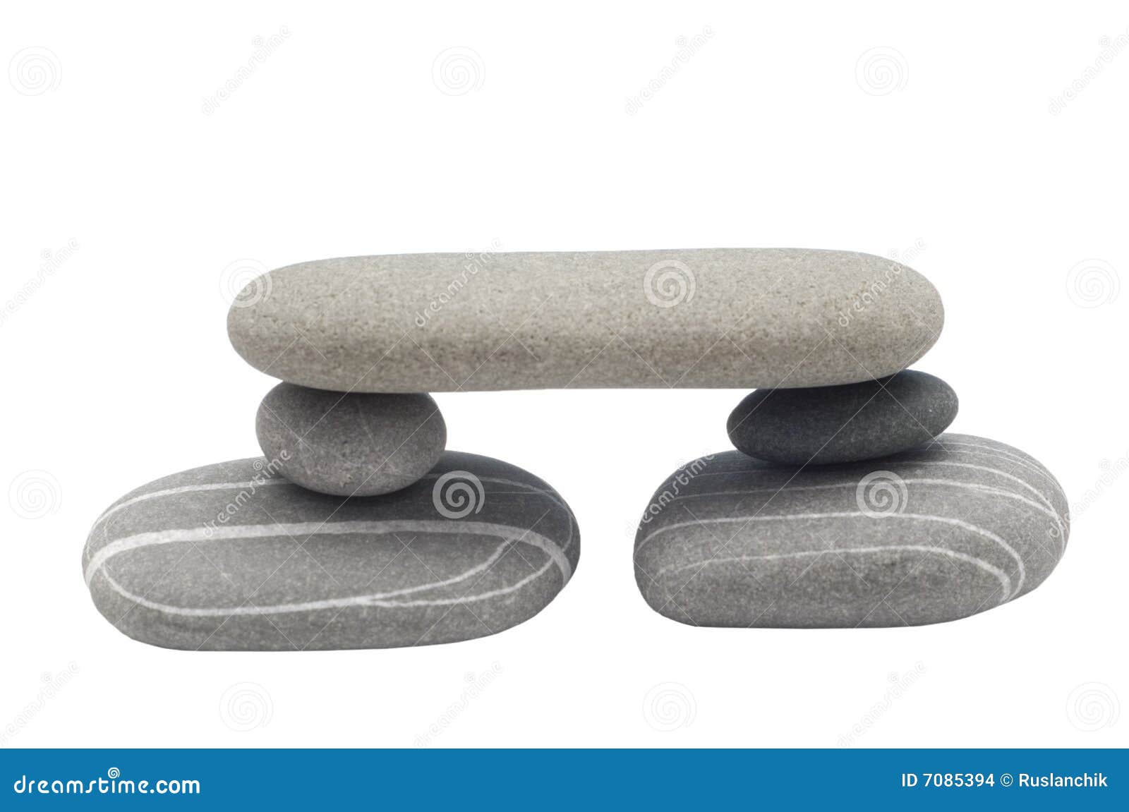 Pebble bridge stock photo. Image of idea, black, purity - 7085394