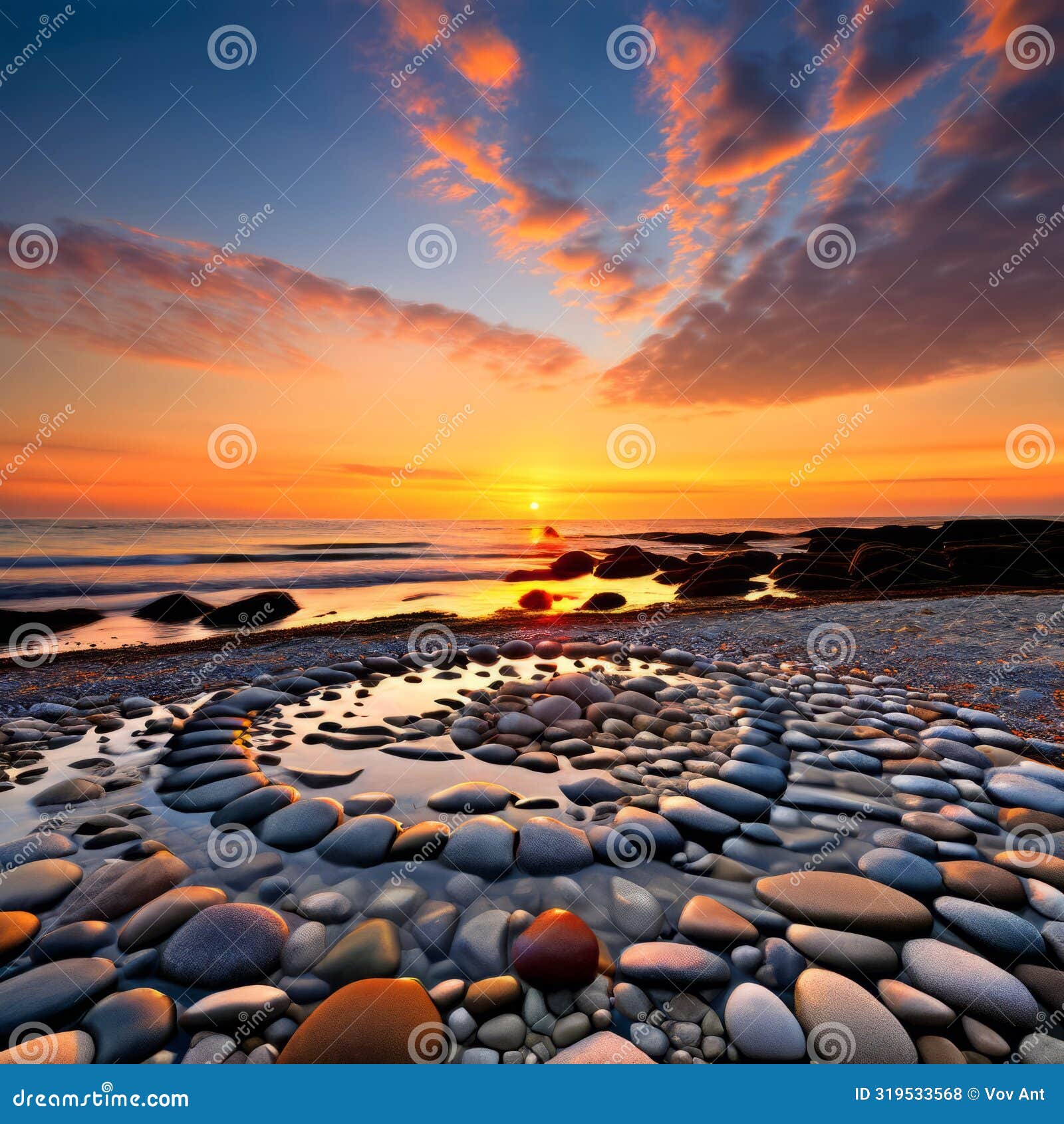 Pebble Circles Circular Formations of Pebbles Arrange Stock Photo ...