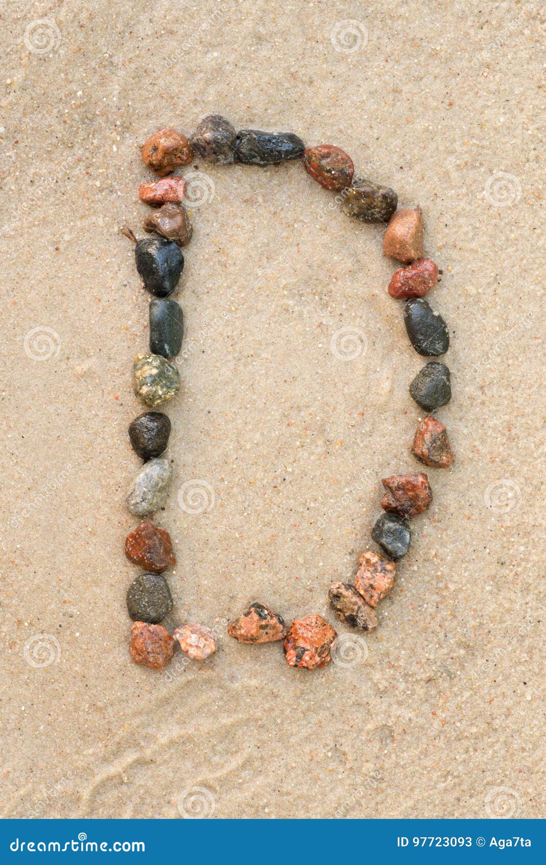 Pebble D Letter Sand Stock Photos - Free & Royalty-Free Stock Photos ...