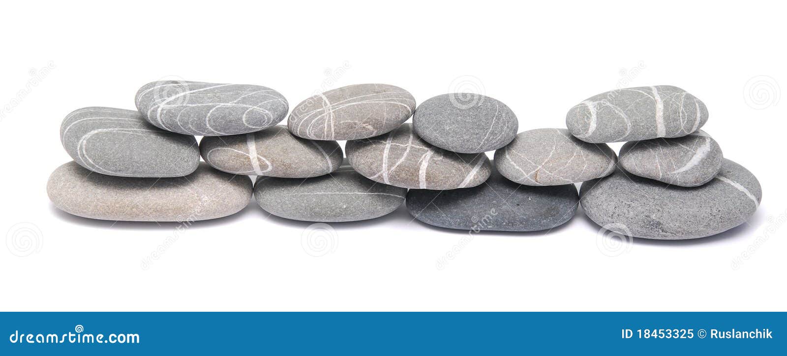 Pebble fence stock image. Image of fence, isolated, like - 18453325