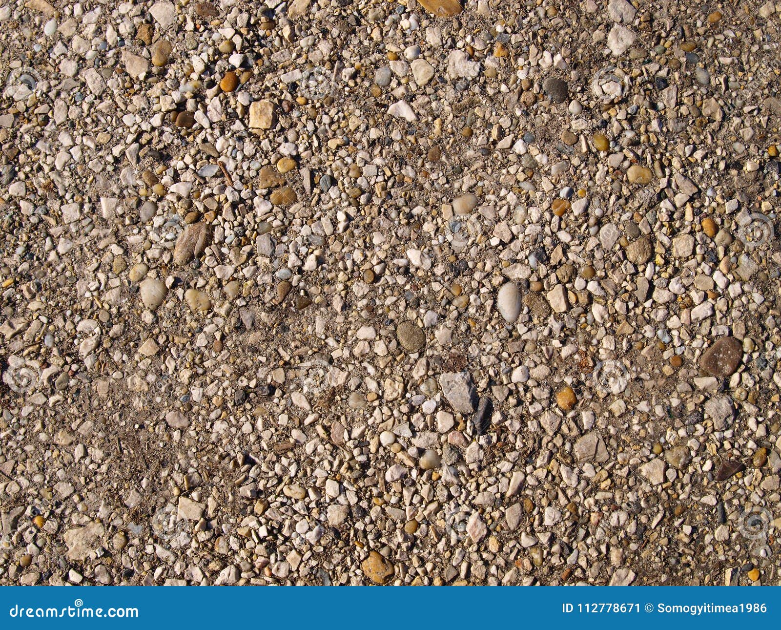 Pebble ground pattern. stock image. Image of mineral - 112778671