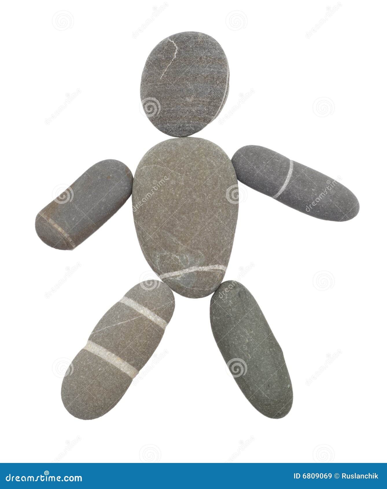 Pebble man stock image. Image of alternative, people, east - 6809069