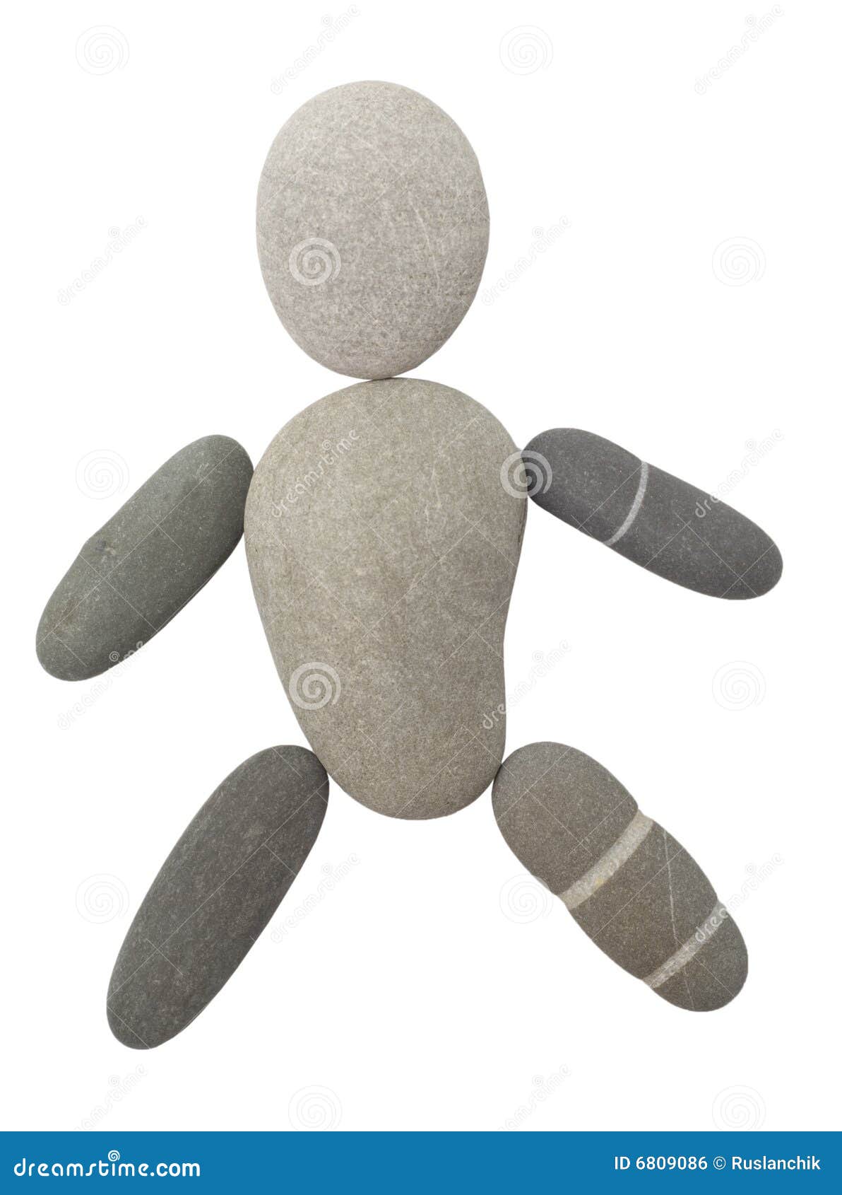 Pebble man stock photo. Image of ideas, complexion, buddhism - 6809086