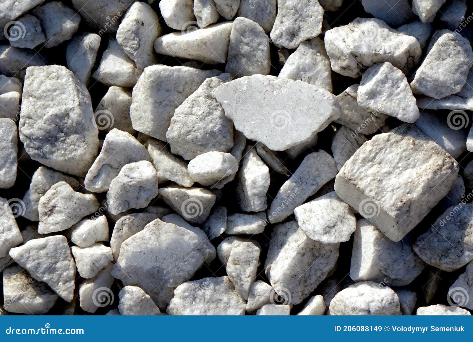 Pebble Marble Decorative White Stone Rounded Shape and Granular ...