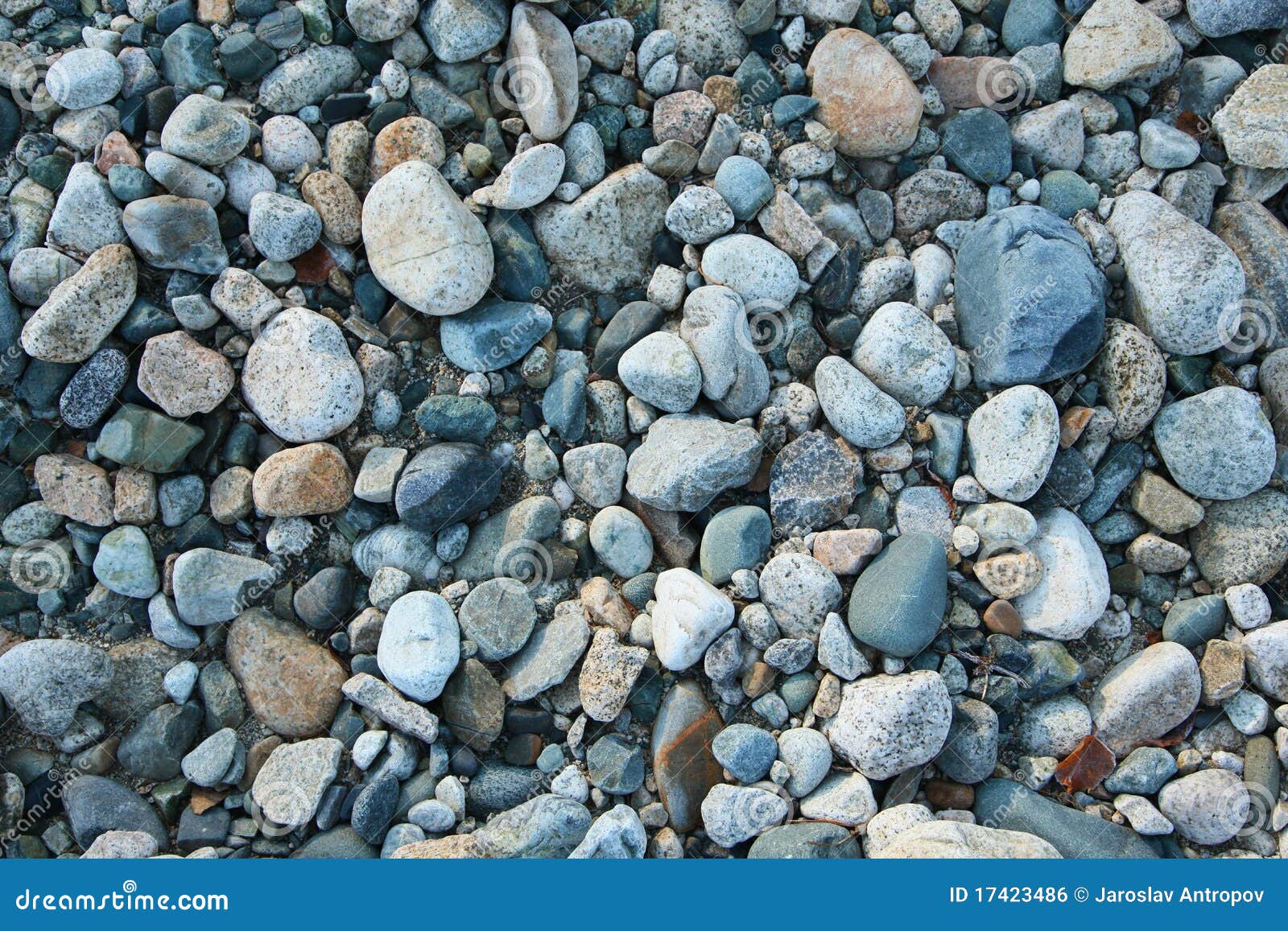 Pebble on mountain river stock photo. Image of textured - 17423486