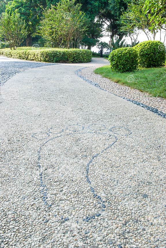 Pebble path stock image. Image of countryside, outside - 26681777
