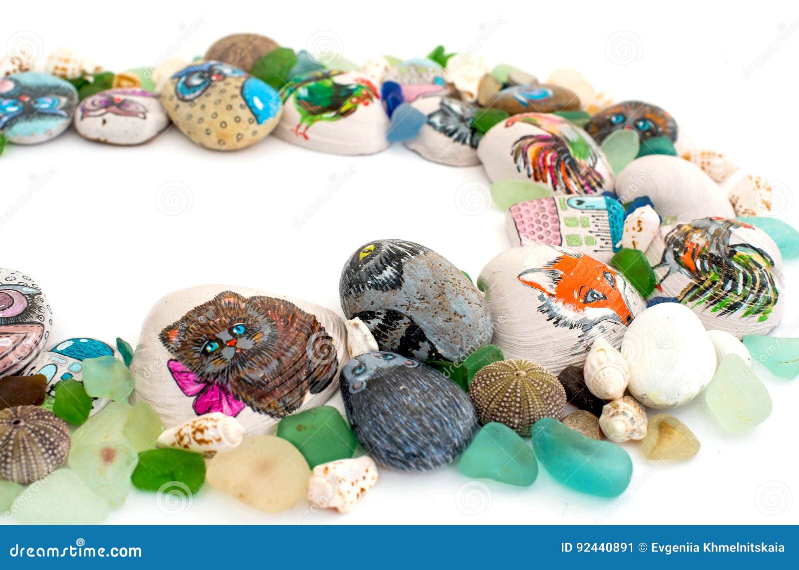 Pebble pattern. stock image. Image of craft, child, stone - 92440891