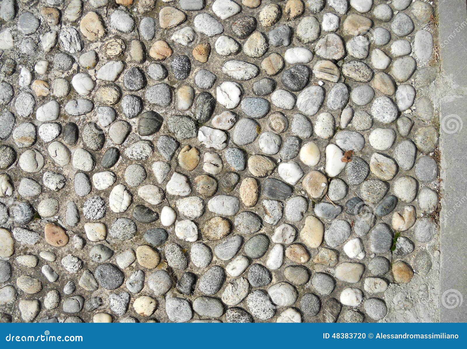 Pebble pavement stock photo. Image of pavement, material - 48383720