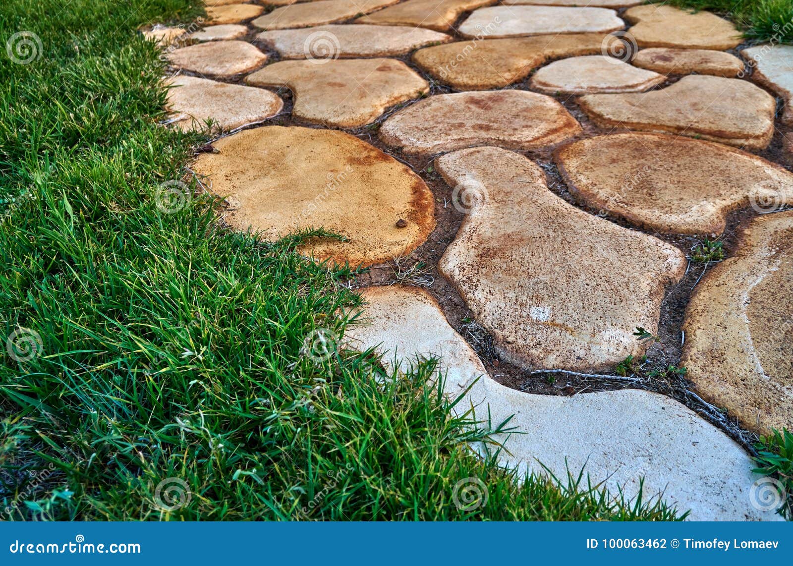 Pebble pavement paving stock photo. Image of design - 100063462