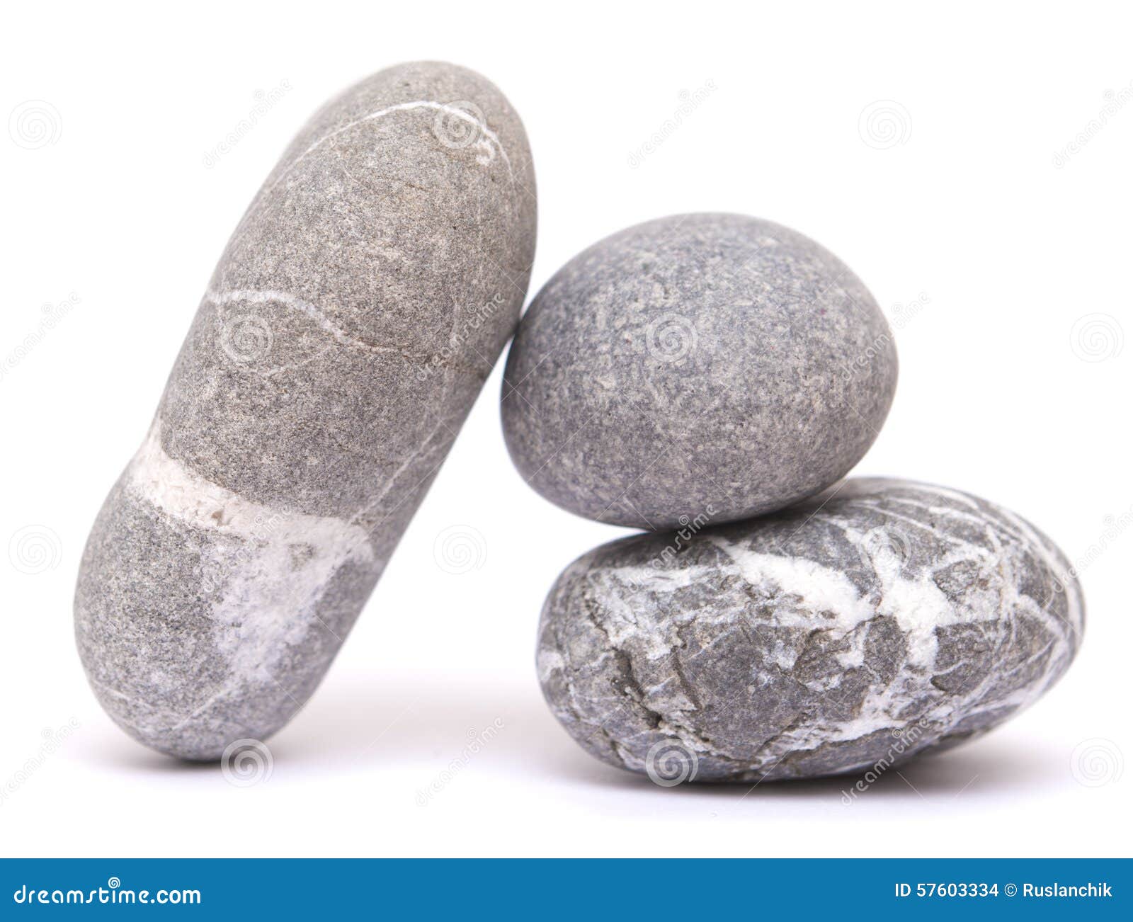 Pebble Pile On White Background Isolated Close Up, Stack Of Balanced ...