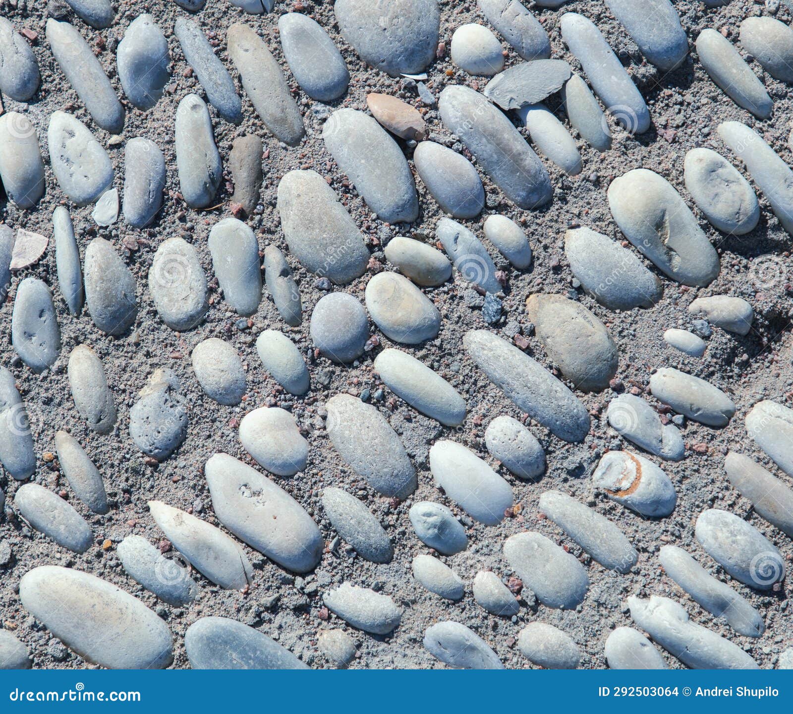 Pebble Road As an Abstract Background. Texture Stock Photo - Image of ...