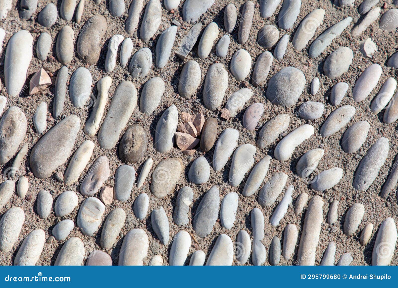 Pebble Road As an Abstract Background. Texture Stock Photo - Image of ...