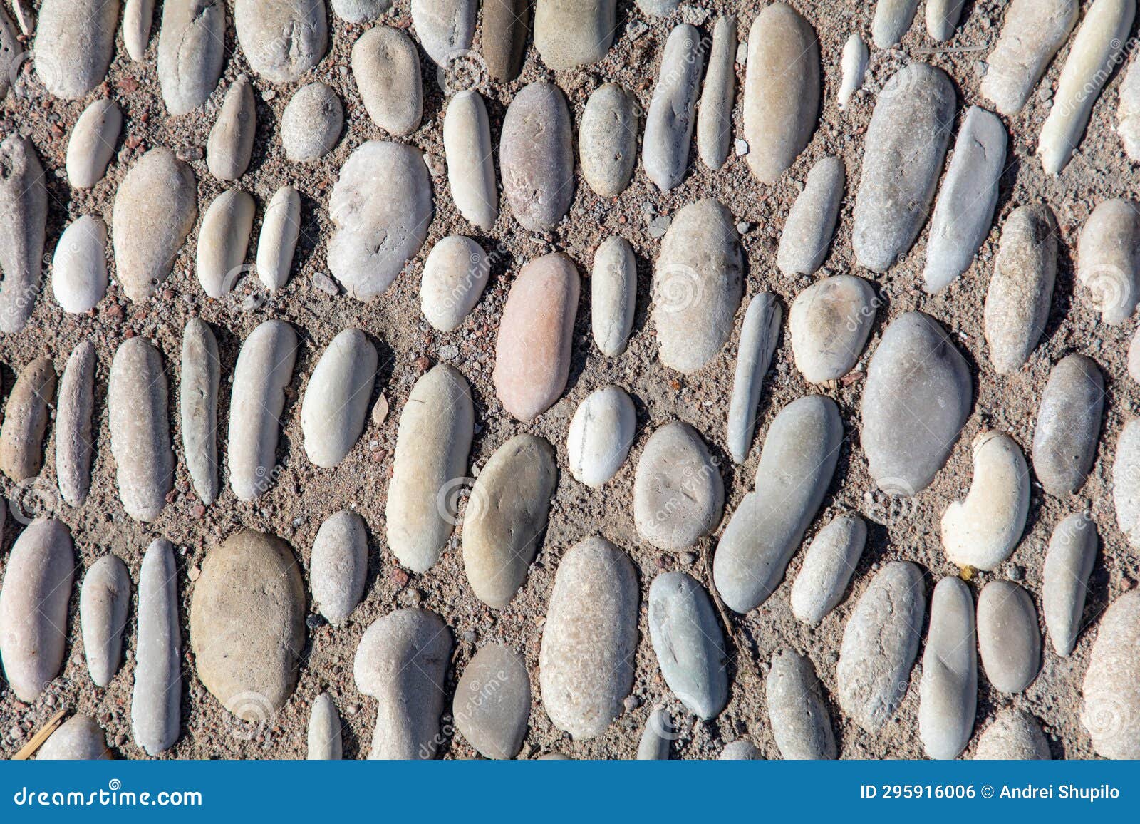 Pebble Road As an Abstract Background. Texture Stock Photo - Image of ...