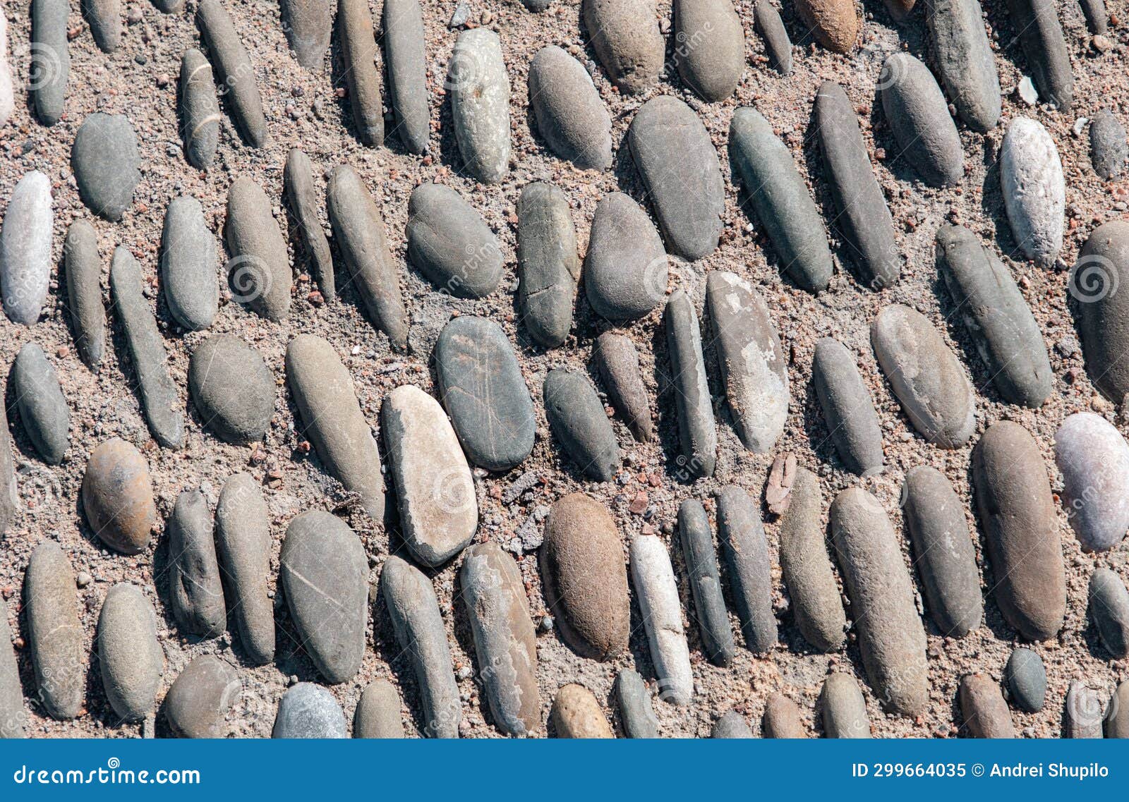 Pebble Road As an Abstract Background. Texture Stock Image - Image of ...