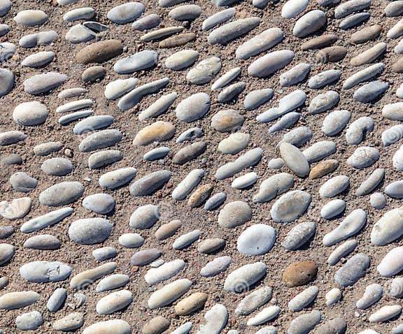 Pebble Road As an Abstract Background. Texture Stock Image - Image of ...