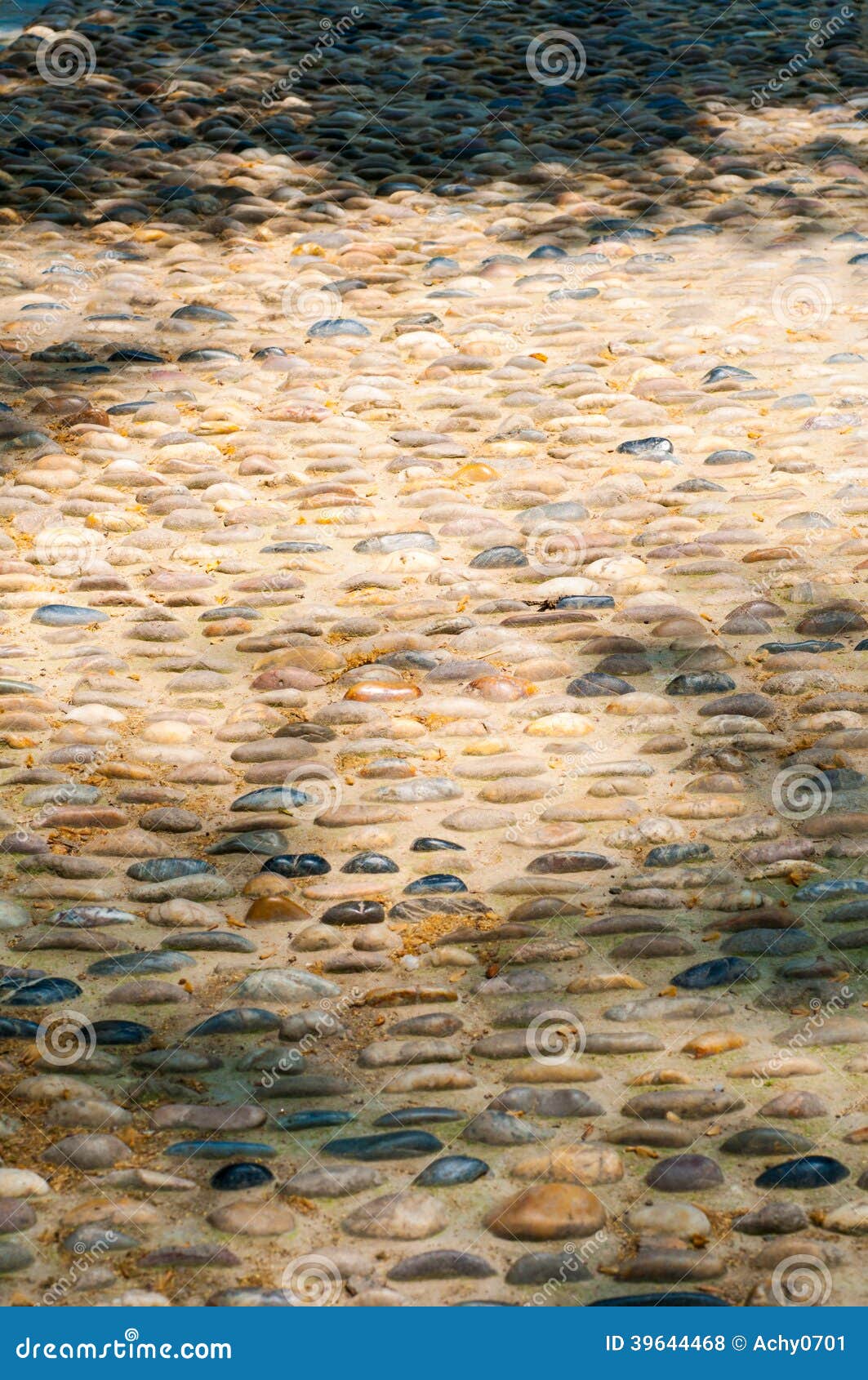 Pebble road stock photo. Image of leaves, beautiful, road - 39644468