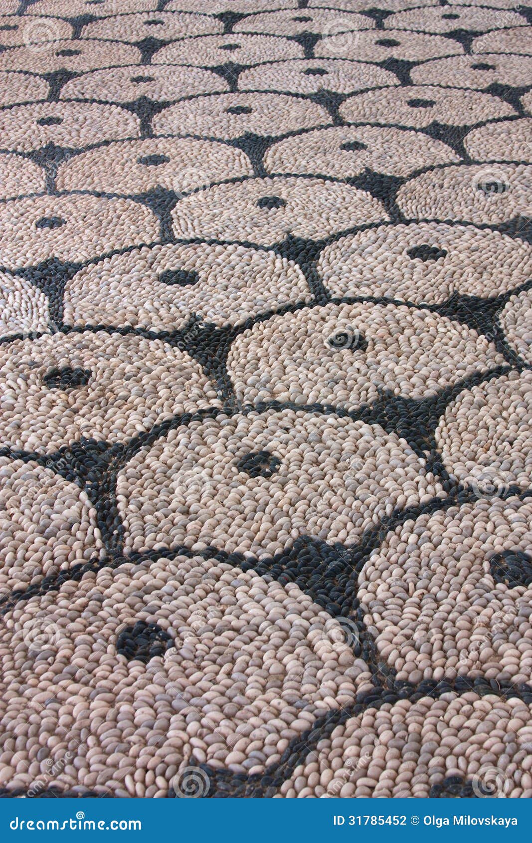 Pebble road stock photo. Image of perspective, city, avenue - 31785452