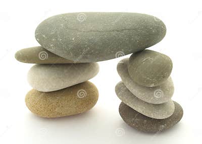 Pebble Stack stock image. Image of rocks, stones, bridge - 2438071