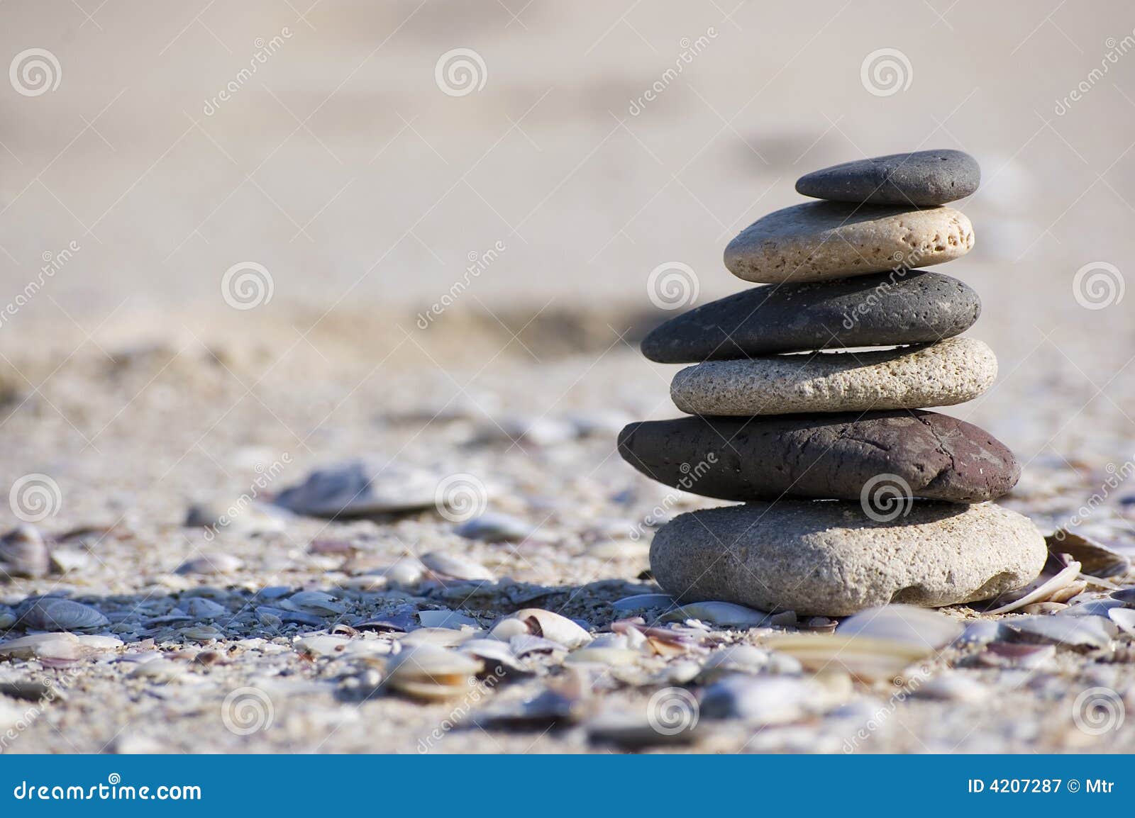 Pebble stack stock image. Image of calm, close, river - 4207287