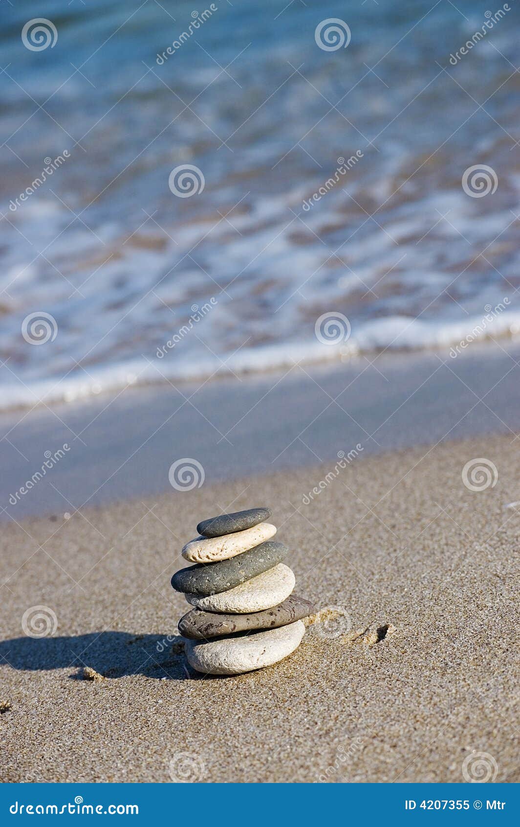 Pebble stack stock image. Image of bottom, round, peace - 4207355