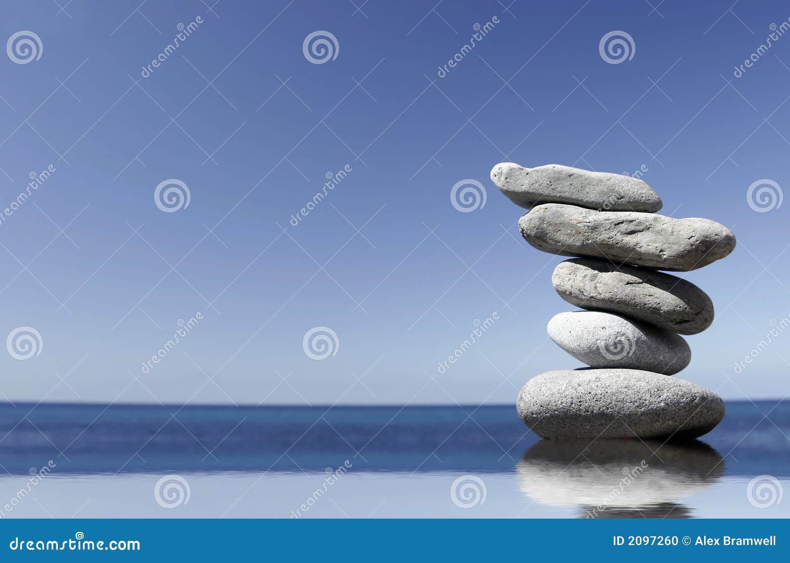 Pebble Stack in Water stock photo. Image of stacked, stone - 2097260