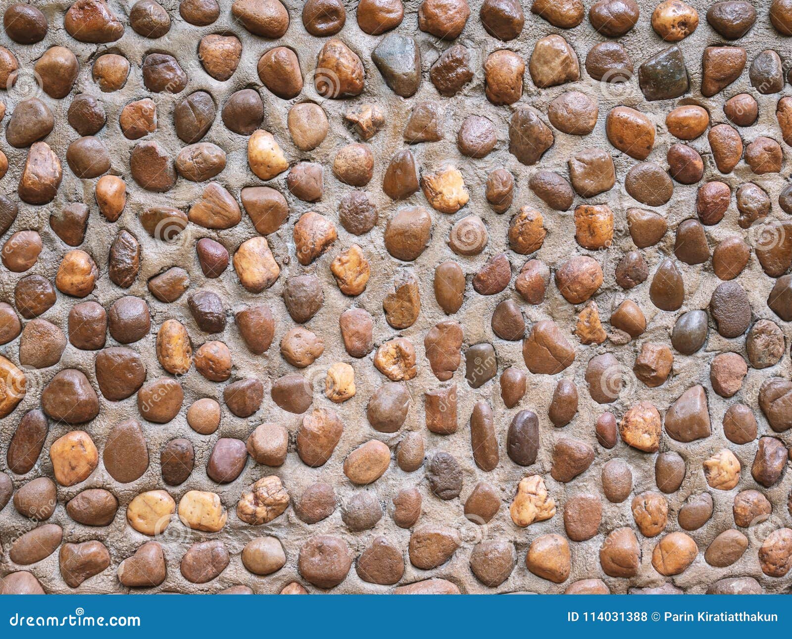 Pebble stone floor texture stock photo. Image of pattern - 114031388