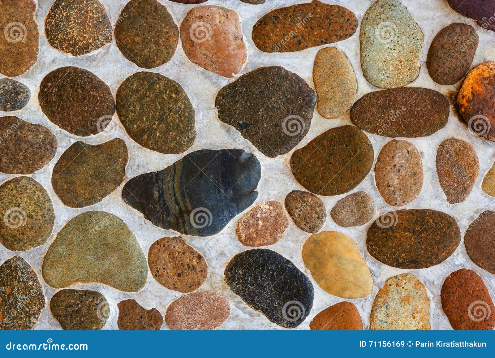 Pebble Stone Floor Tile Texture Stock Image - Image of natural ...