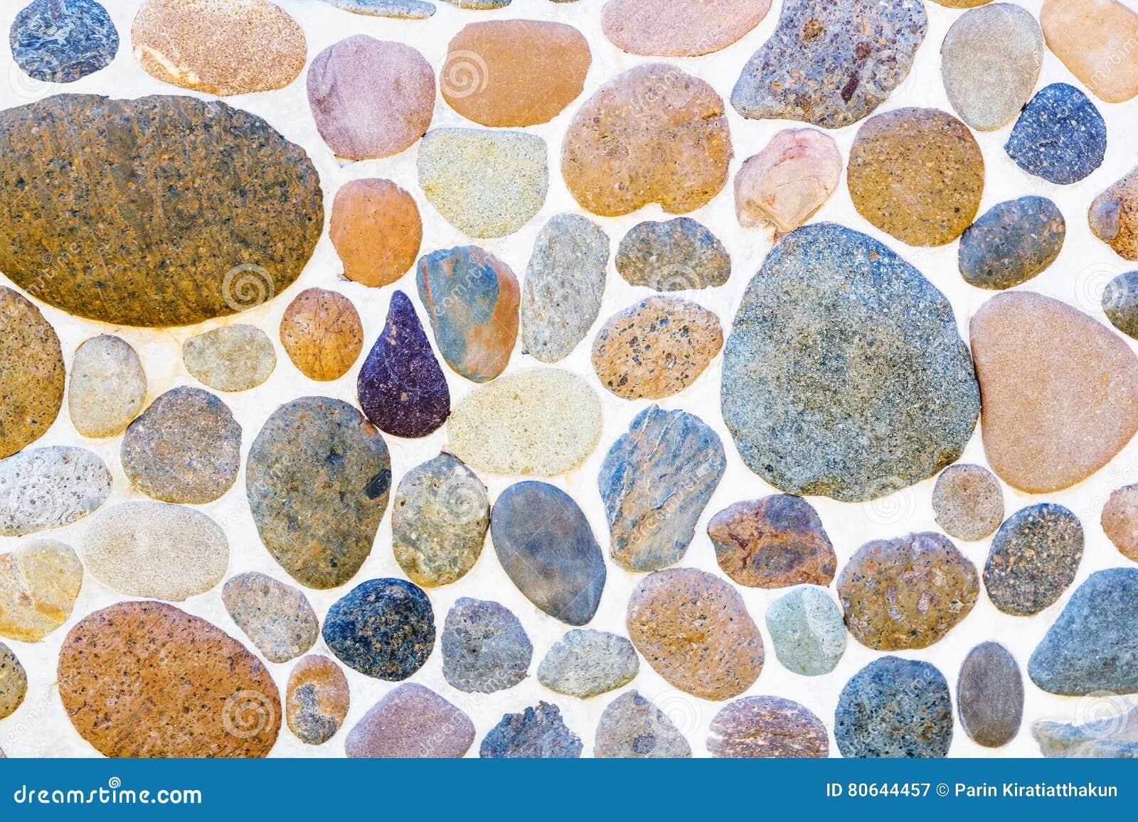 Pebble Stone Floor Tile Texture Stock Image - Image of construction ...