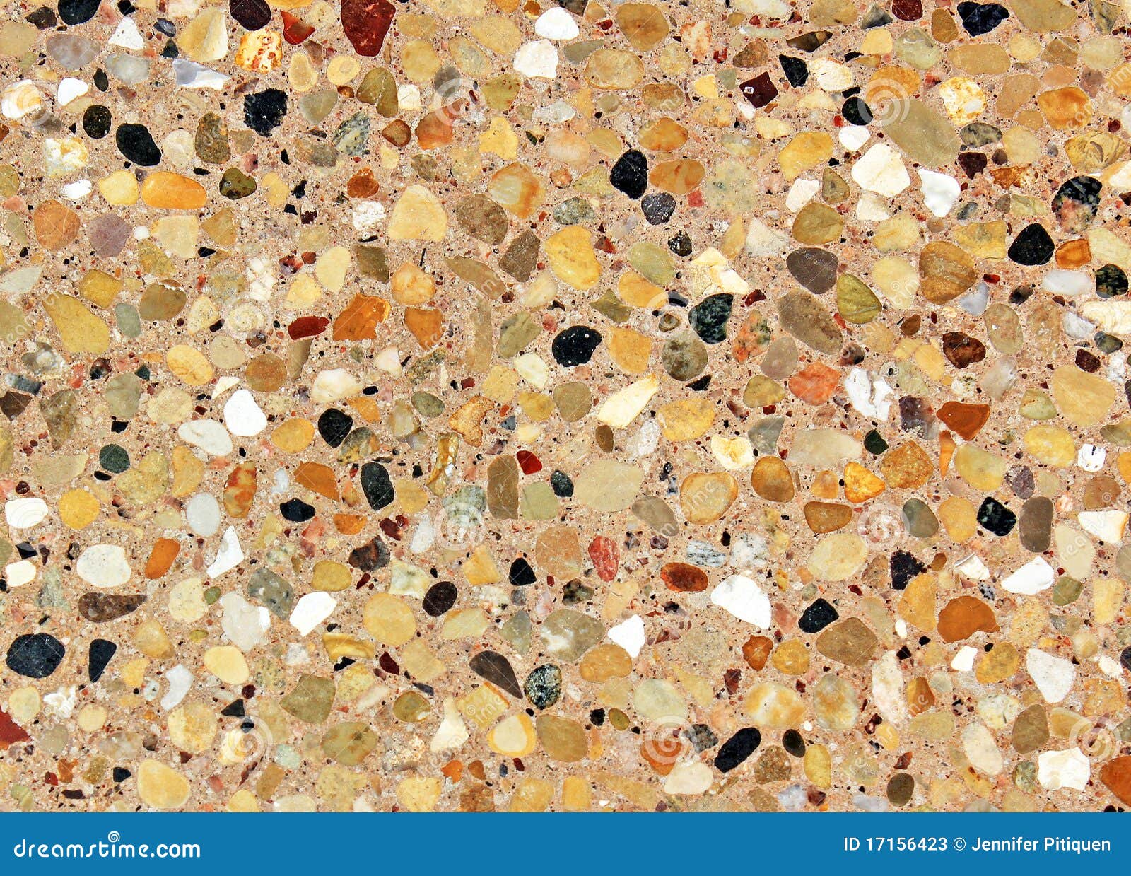Pebble Stone Floor Tile Texture And Seamless Background Royalty-Free ...