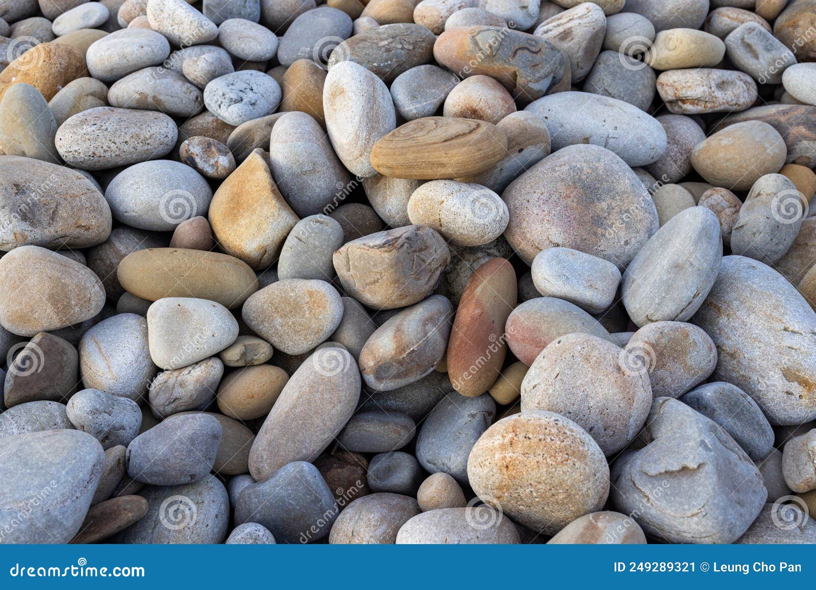 Pebble stone over seaside stock image. Image of coast - 249289321