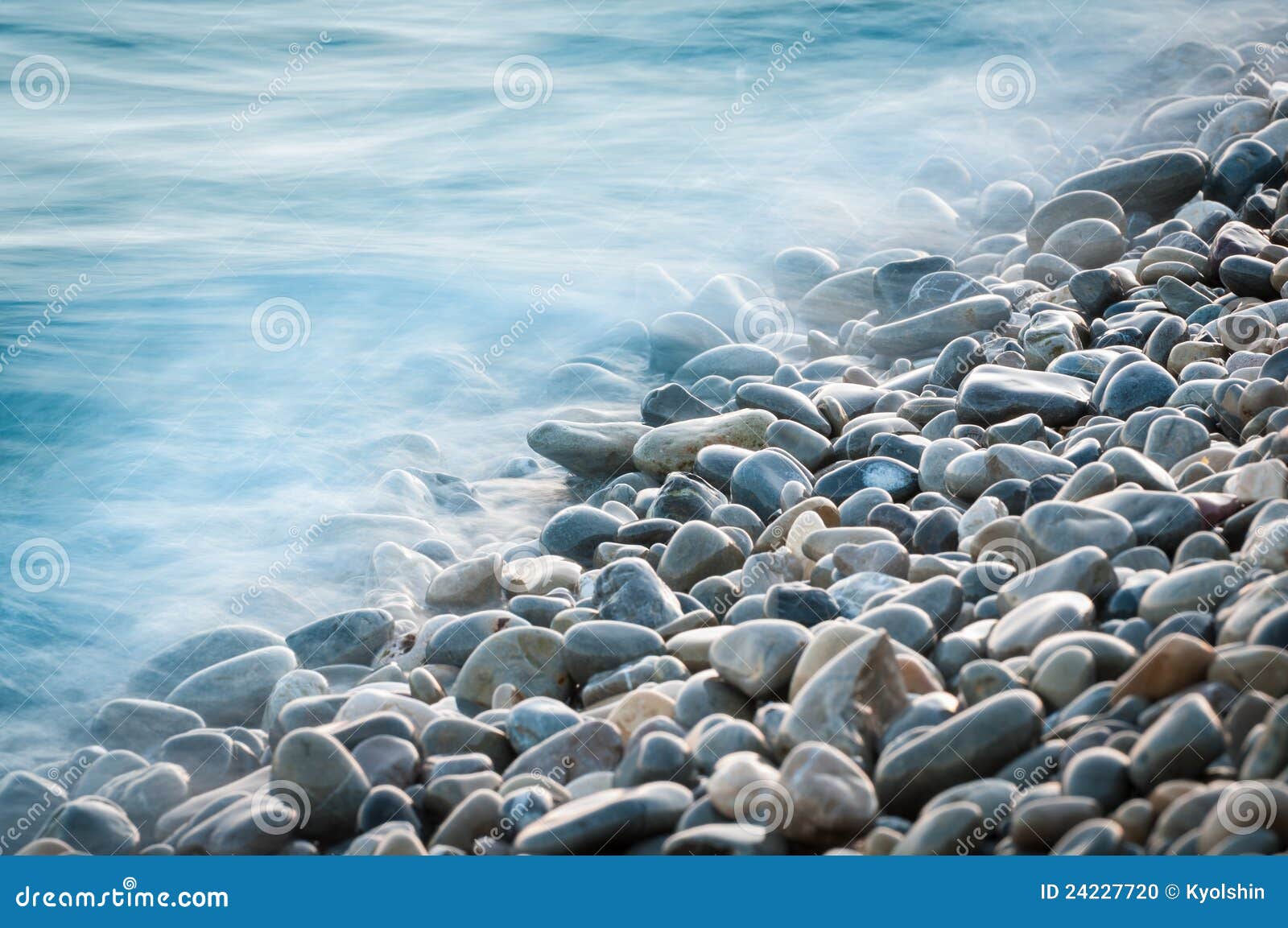 Pebble Stones By The Sea Stock Photo - Image: 24227720