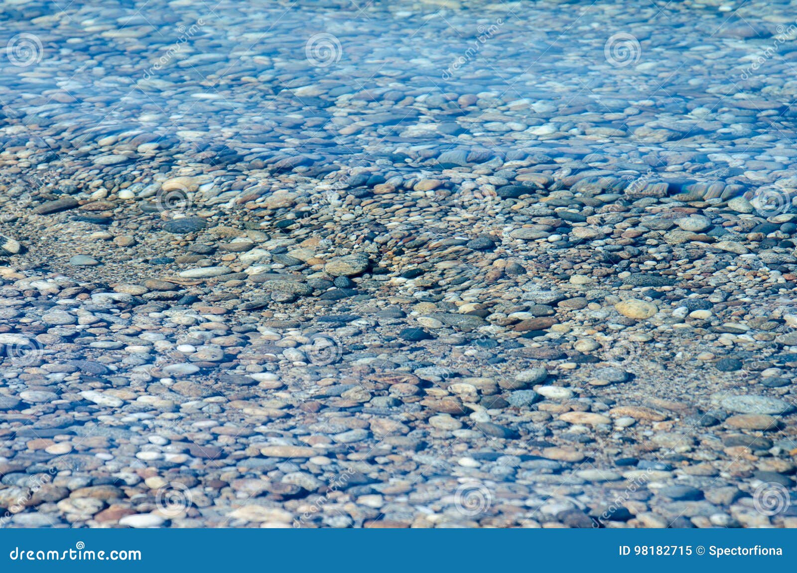 Pebble Stones into the Water Stock Image - Image of background ...