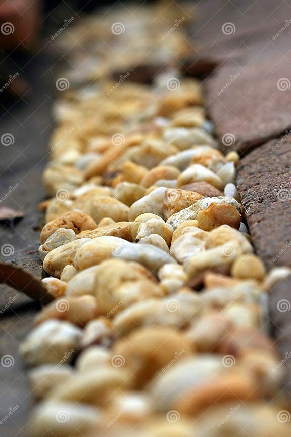 Pebble Strip stock image. Image of textures, edging, path - 12183569